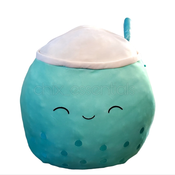 Squishmallows | Toys | Squishmallow Jakarria Teal Blue Boba Tea Large ...